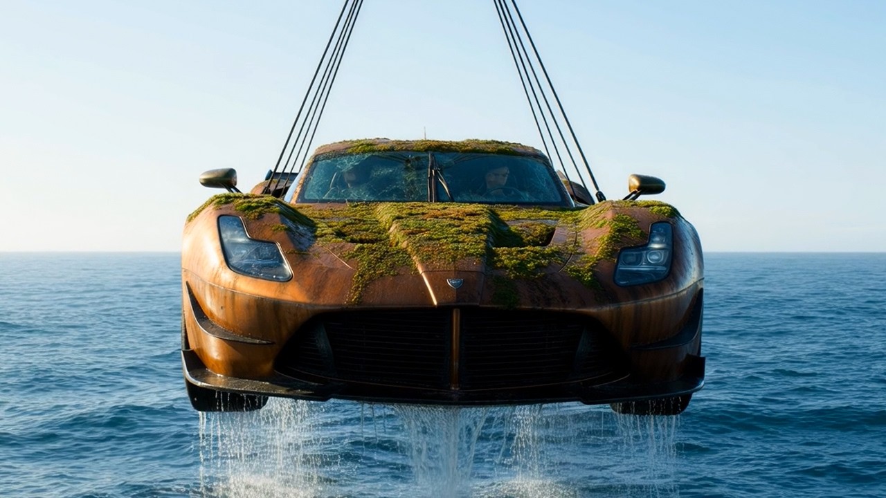 After Years Lost Beneath the Ocean… This Bugatti Veyron’s Restoration ...