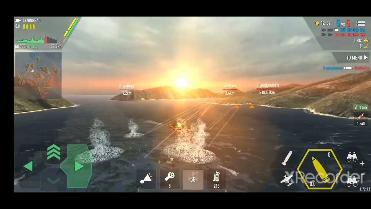 Battle Of Warships USS Leningrad London the Osean Rank 41 - YouTube