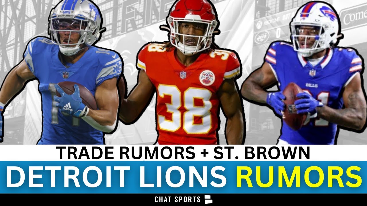 Detroit Lions Rumors: Amon-Ra St.Brown Extention, Trade For L’Jarius ...