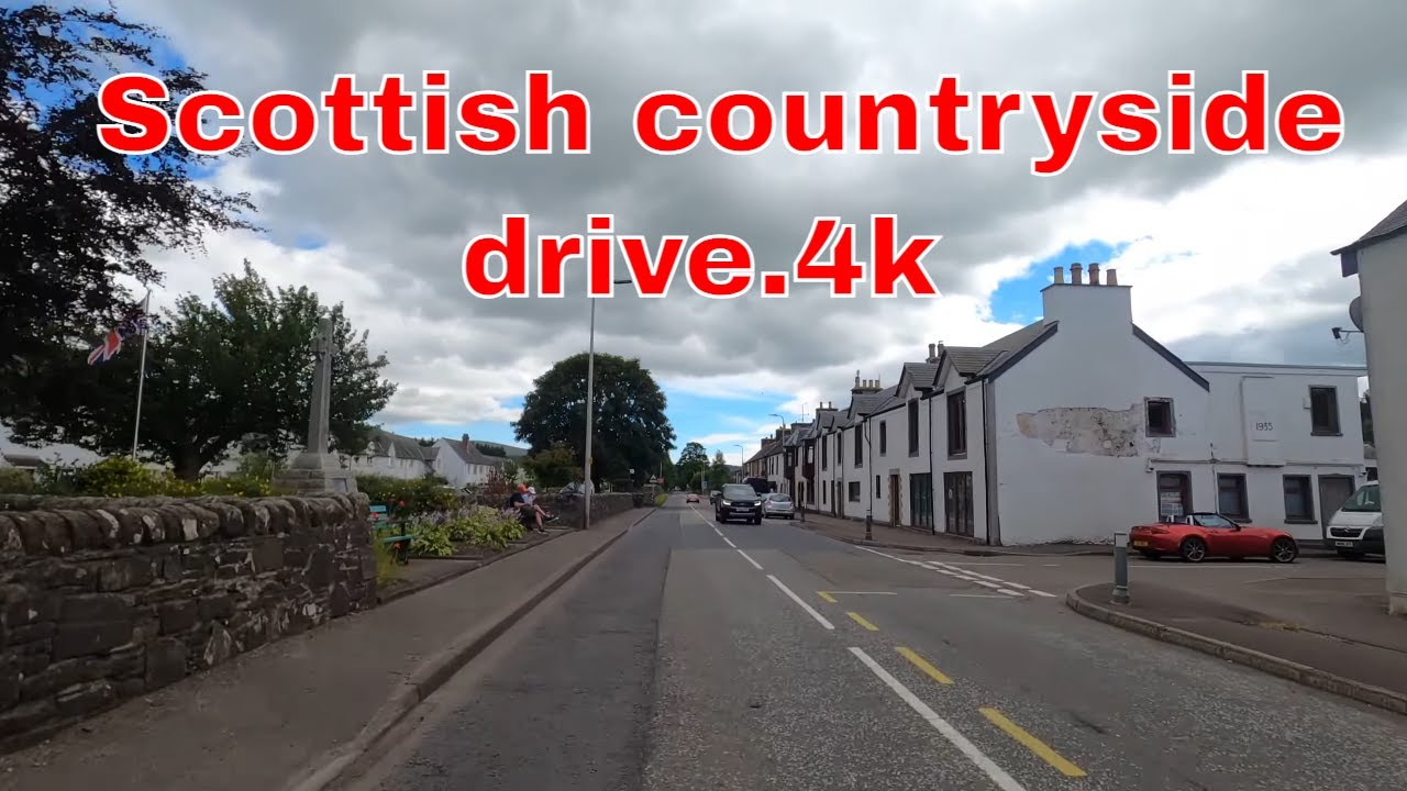 Scottish Countryside drive.4k - YouTube