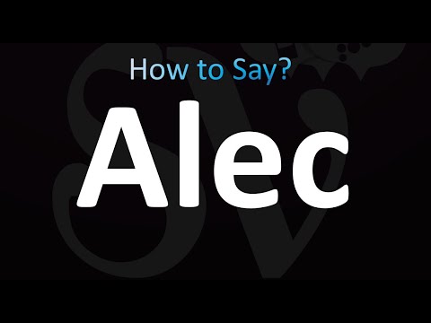 How to Pronounce Alec - YouTube