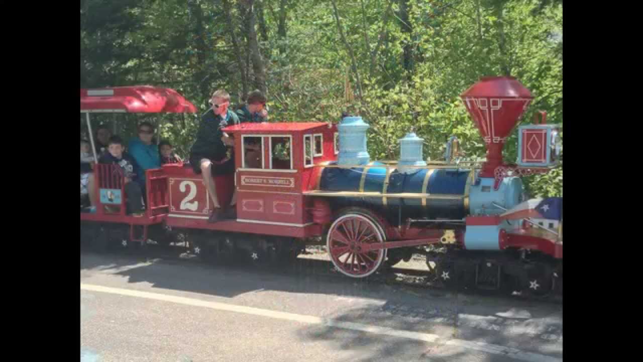 Huff Puff and Whistle Railroad - Story Land Glen, NH - YouTube