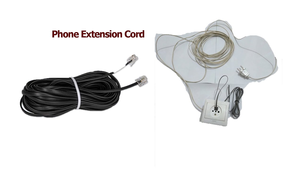How to Make Phone Extension Cord in Easy Way | Step-by-Step Guide - YouTube
