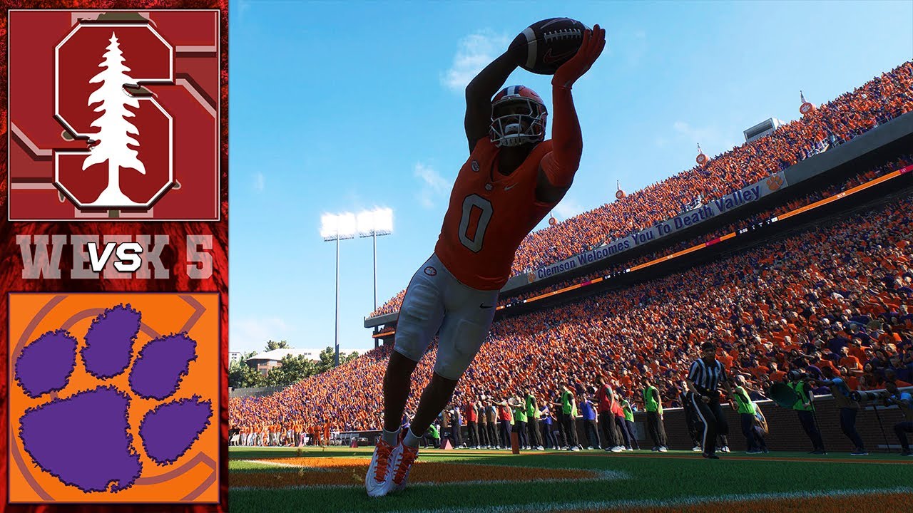 2024 - Week 5 - Stanford vs Clemson | EA College Football - YouTube