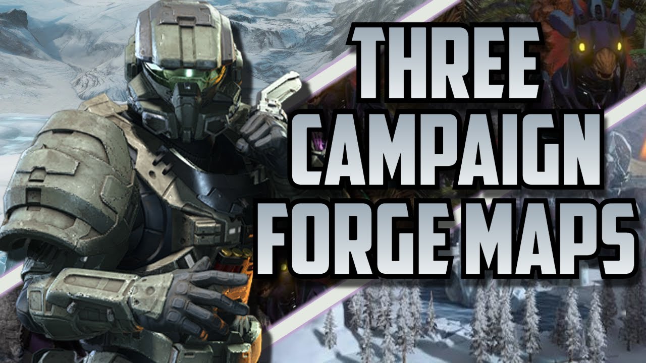 THREE Campaign FORGE AI Maps You NEED To Play! | Halo Infinite - YouTube
