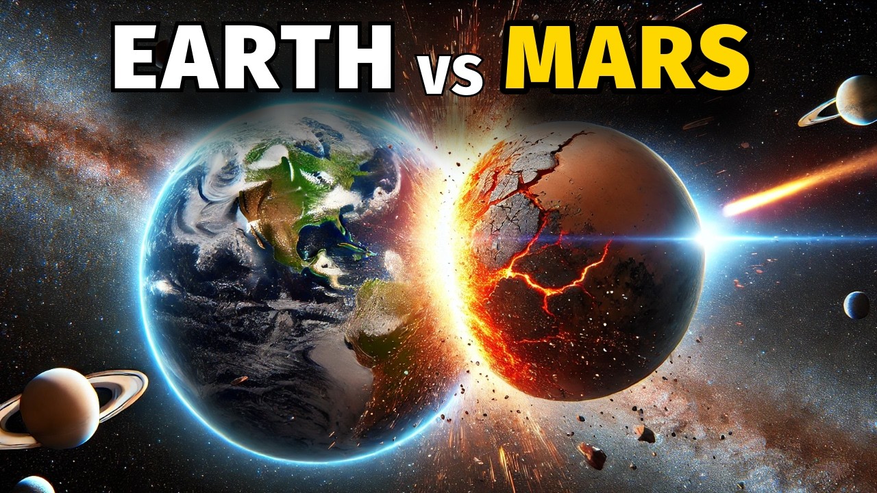 What If Earth Collided with Mars? - YouTube