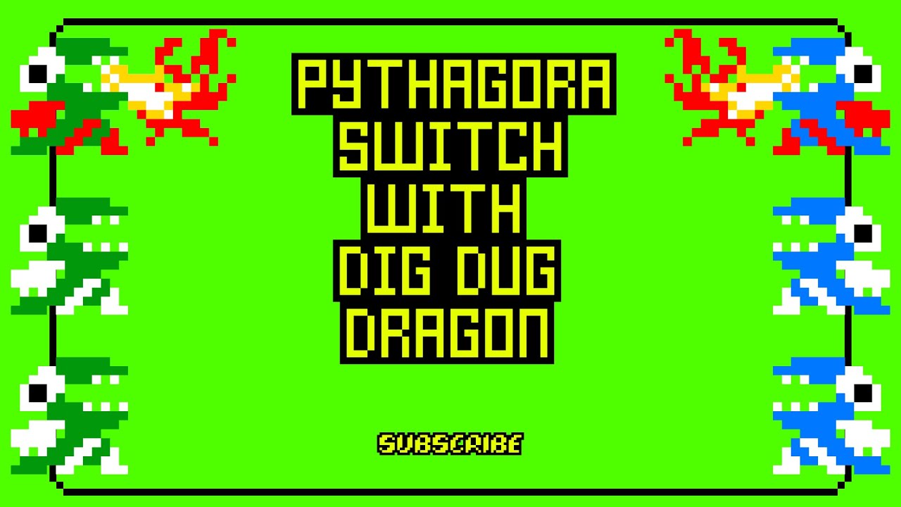【Title Screen】Pytagora Switch with Dig Dug Dragon／ピタゴラスイッチ ☓ ディグダグ ドラゴン ...