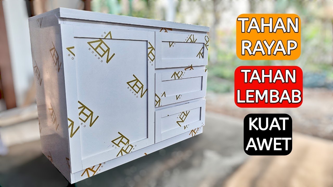 Membuat Lemari dari PVC Board Anti Rayap - Zen PVC Board - YouTube