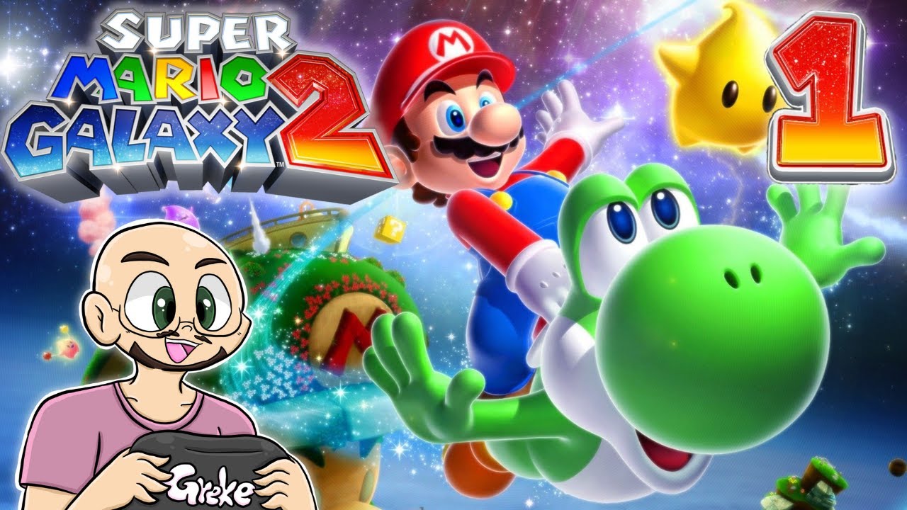 Riding Yoshi Through New Galaxies! | Super Mario Galaxy 2 100% ...