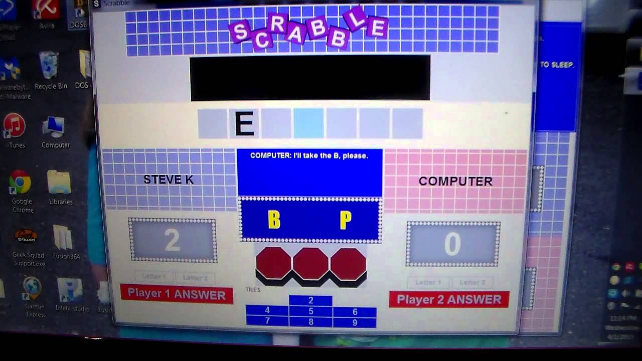 Scrabble 2nd run game 4 - YouTube