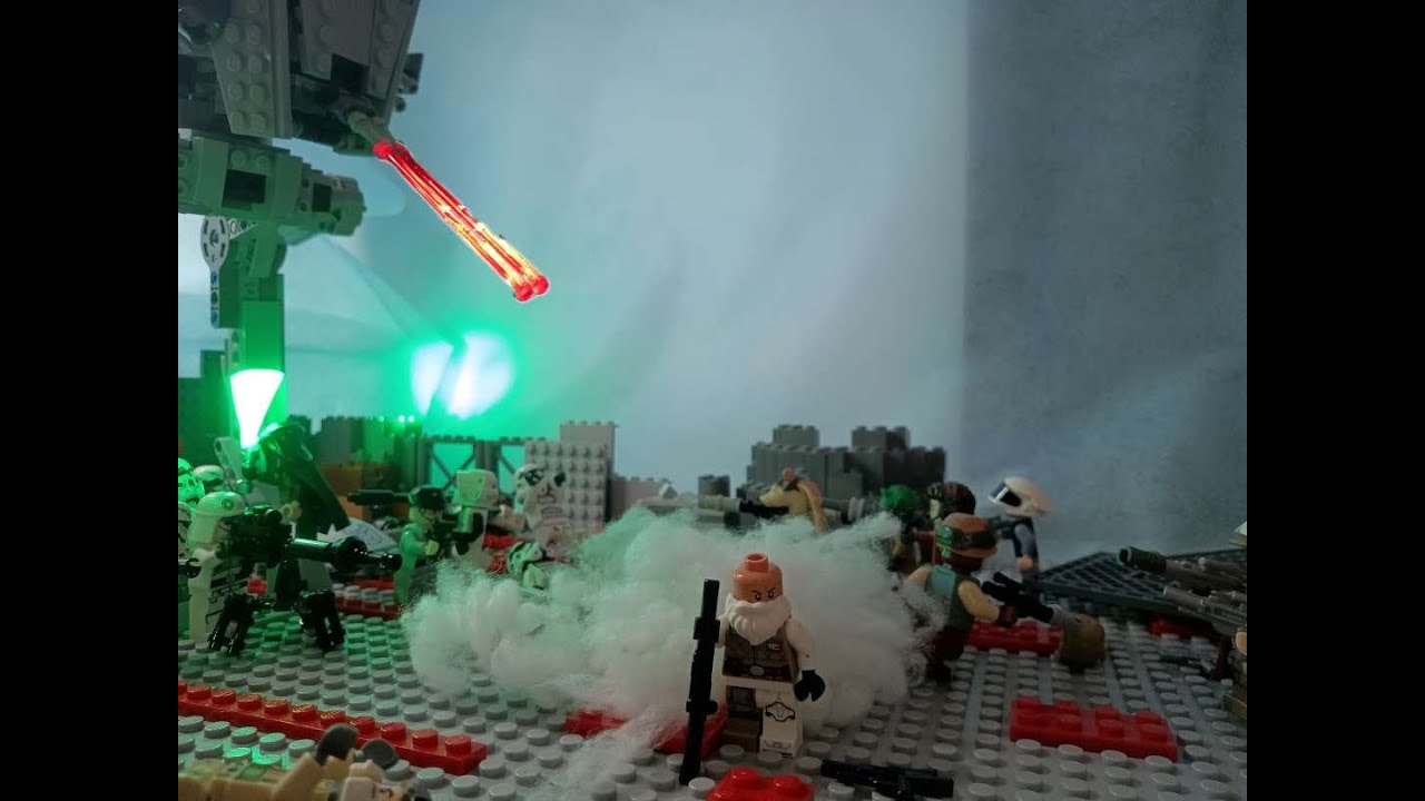Reble attack:lego star wars stop motion - YouTube