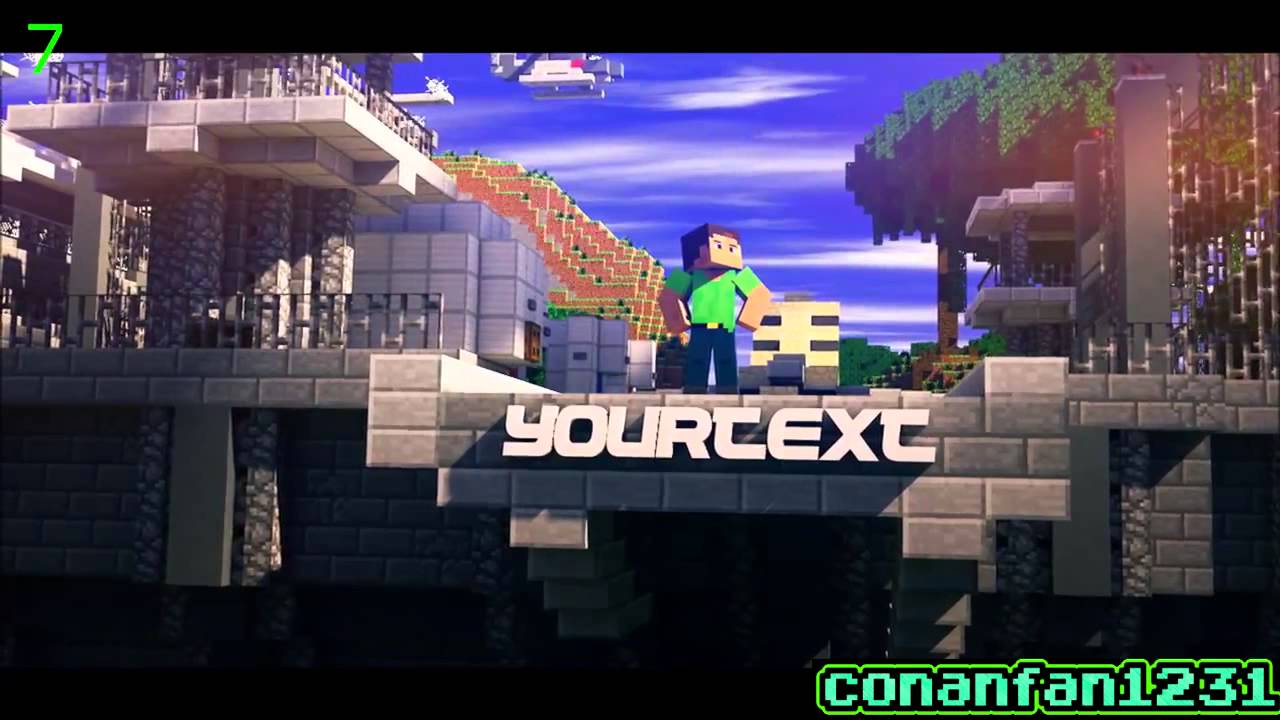 Top 10 Minecraft Intro Templates 2016 - YouTube