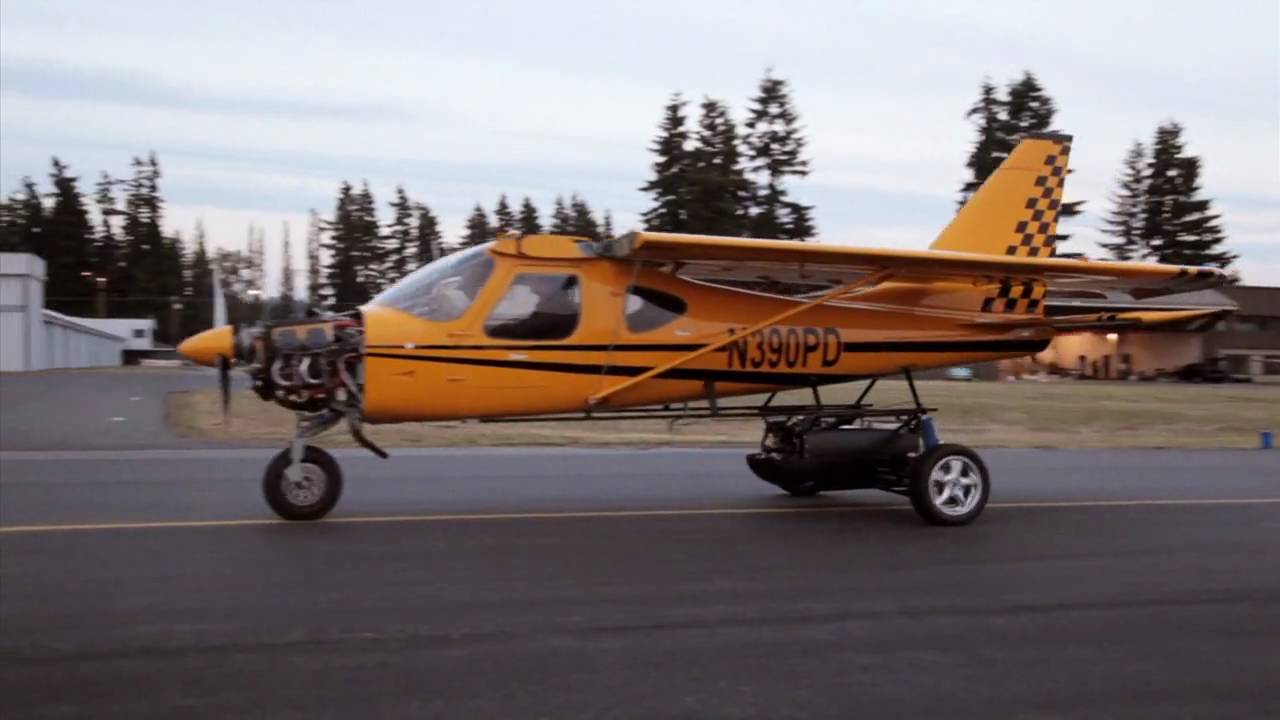 Plane Driven PD-1 - Roadable Airplane - YouTube