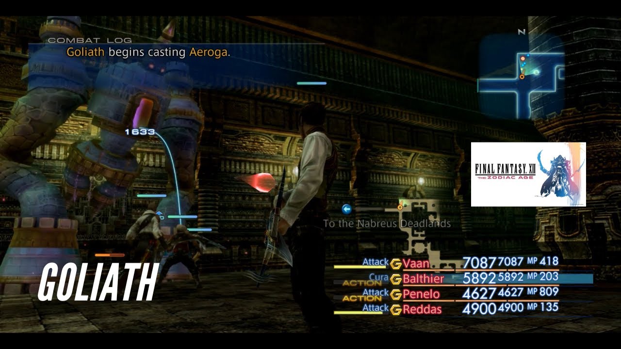 Final Fantasy XII The Zodiac Age : Goliath Marks - YouTube