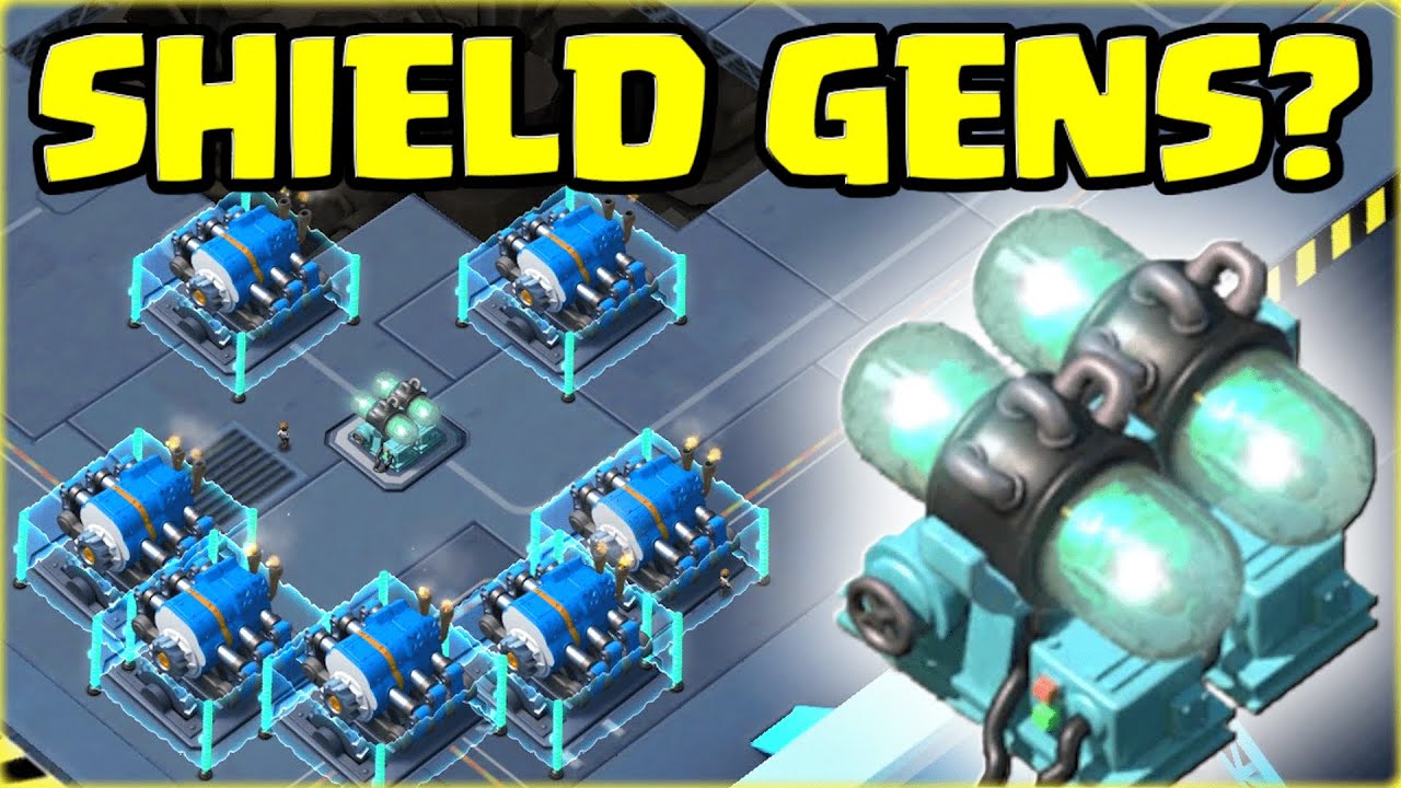 Shield Gens in Warships! Season 70 First Look - Boom Beach - YouTube