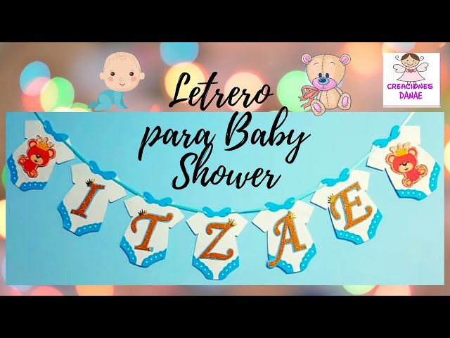 Letras Para Pancarta De Baby Shower