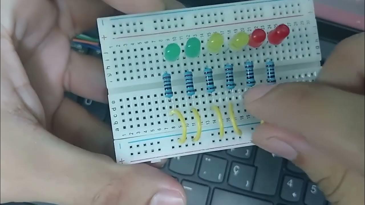 Encender 6 leds de manera secuencial utilizando un Arduino #arduino # ...