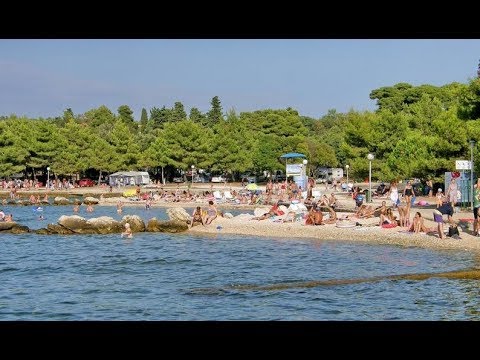 Plaža Beach Borik Zadar - YouTube
