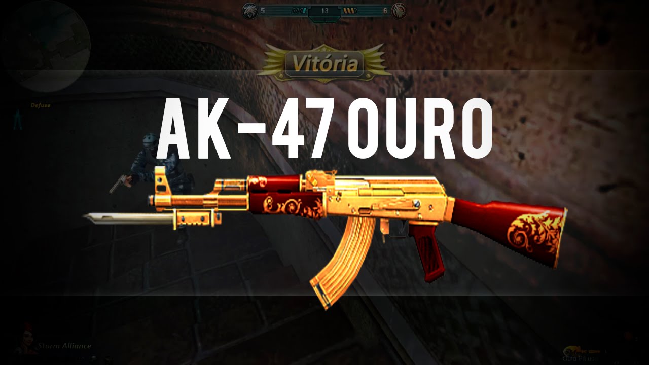 AK 47 OURO NO DEFUSE - FalandoJogando - Blood Strike - YouTube