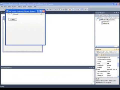Visual Basic: TabControl Kullanımı - YouTube