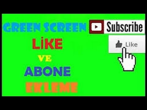 Video`ya like,abone  ol butonu koyma