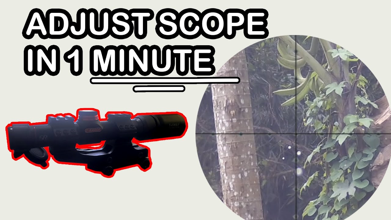 How to Zero / Adjust A Scope in 1 Minute | Airsoft Tutorial - YouTube