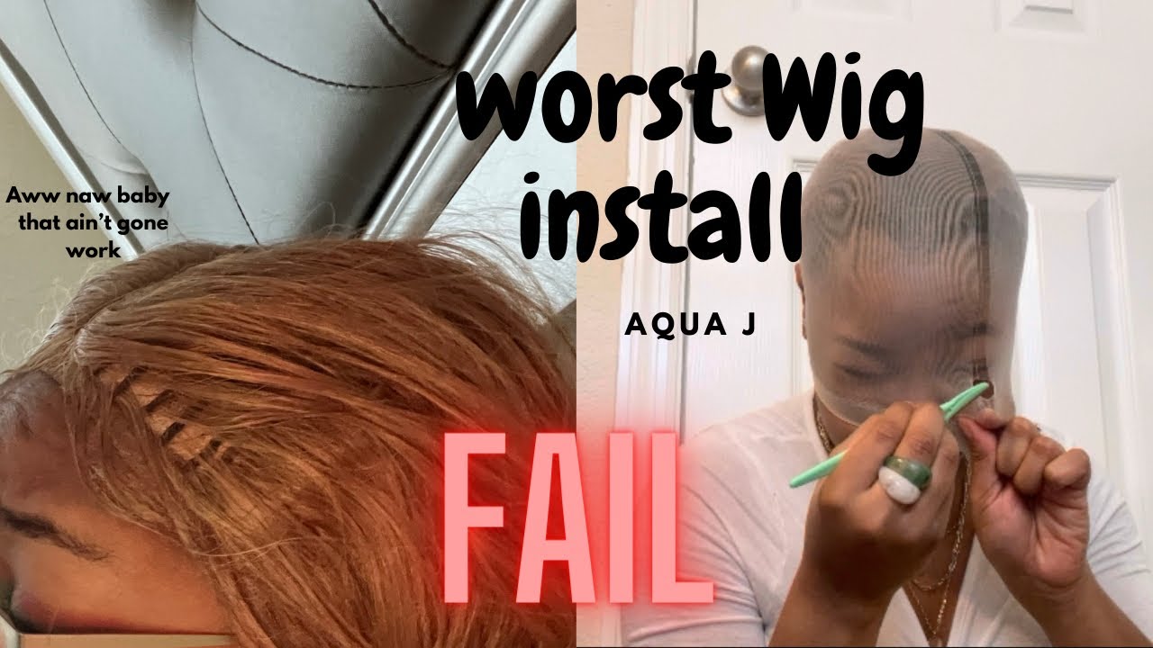 Major wig install FAIL | BAD WIG | REINSTALLED WIG - YouTube