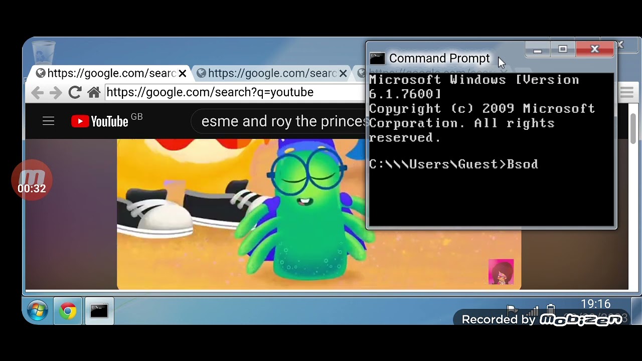 Esme And Roy Grumbles Crying Has A BSOD - YouTube
