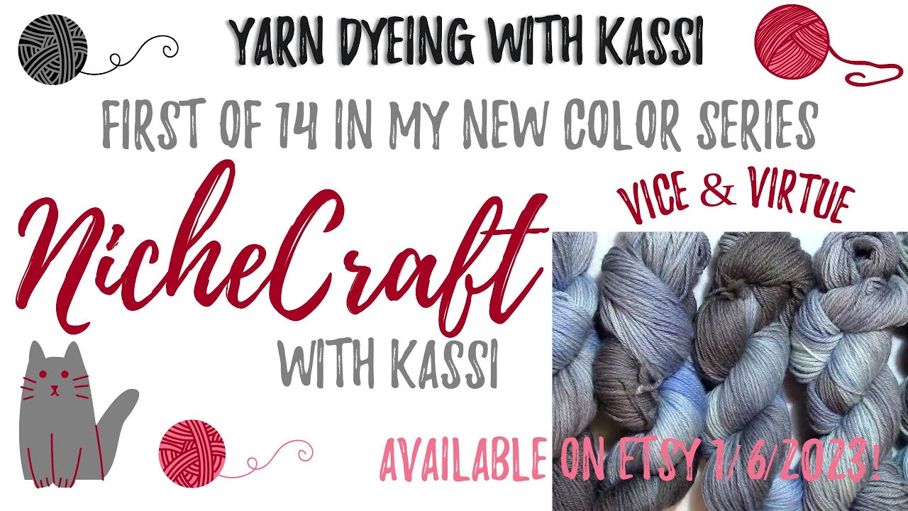 NEW SERIES! Vice & Virtue Color Collection: SLOTH 🦥 | 🎨Yarn Dyeing with ...