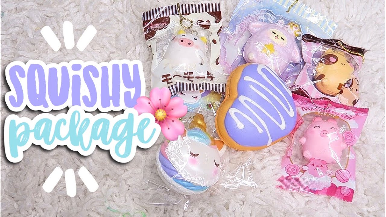SQUISHY PACKAGE FROM POPULARBOXES HK! - YouTube