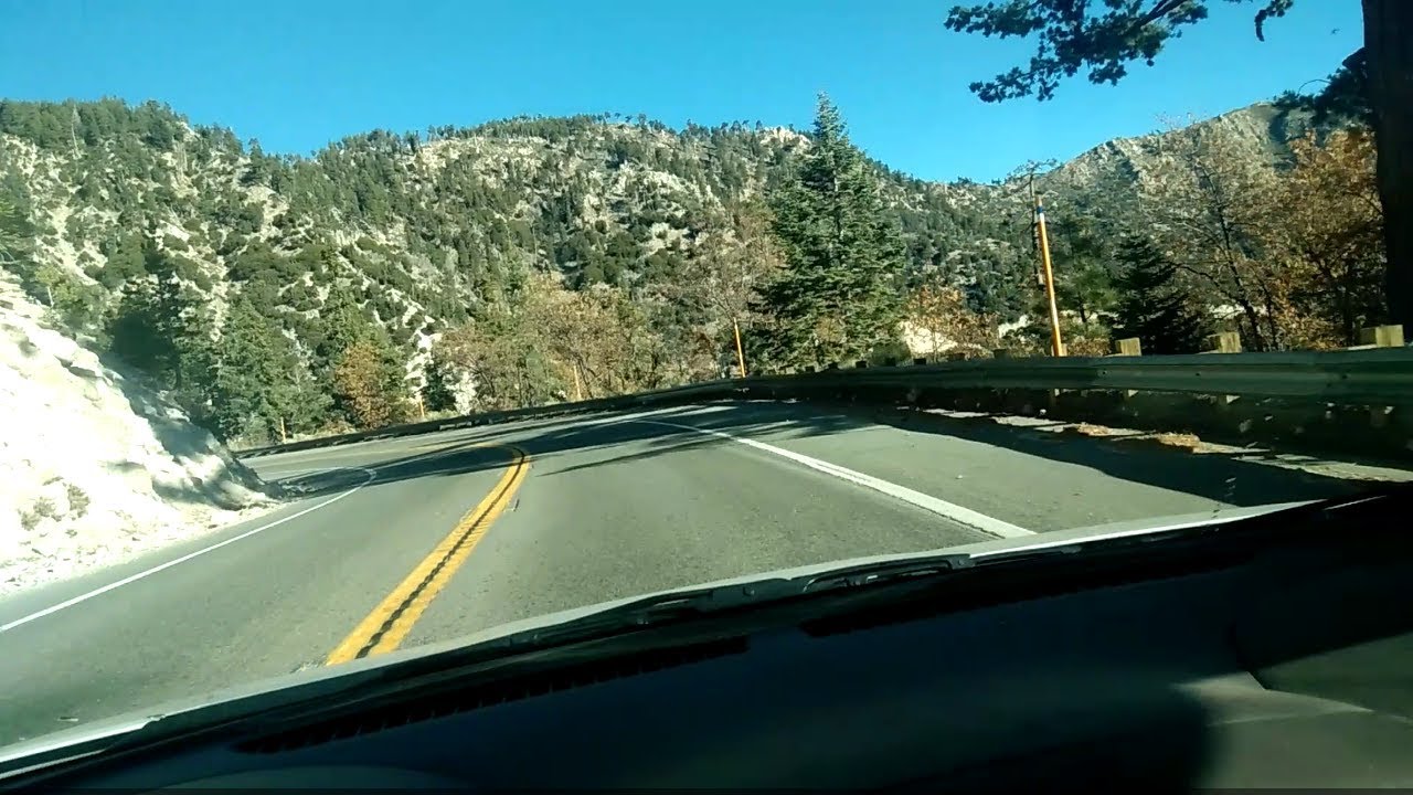 Driving the scenic California State Route 330 - YouTube