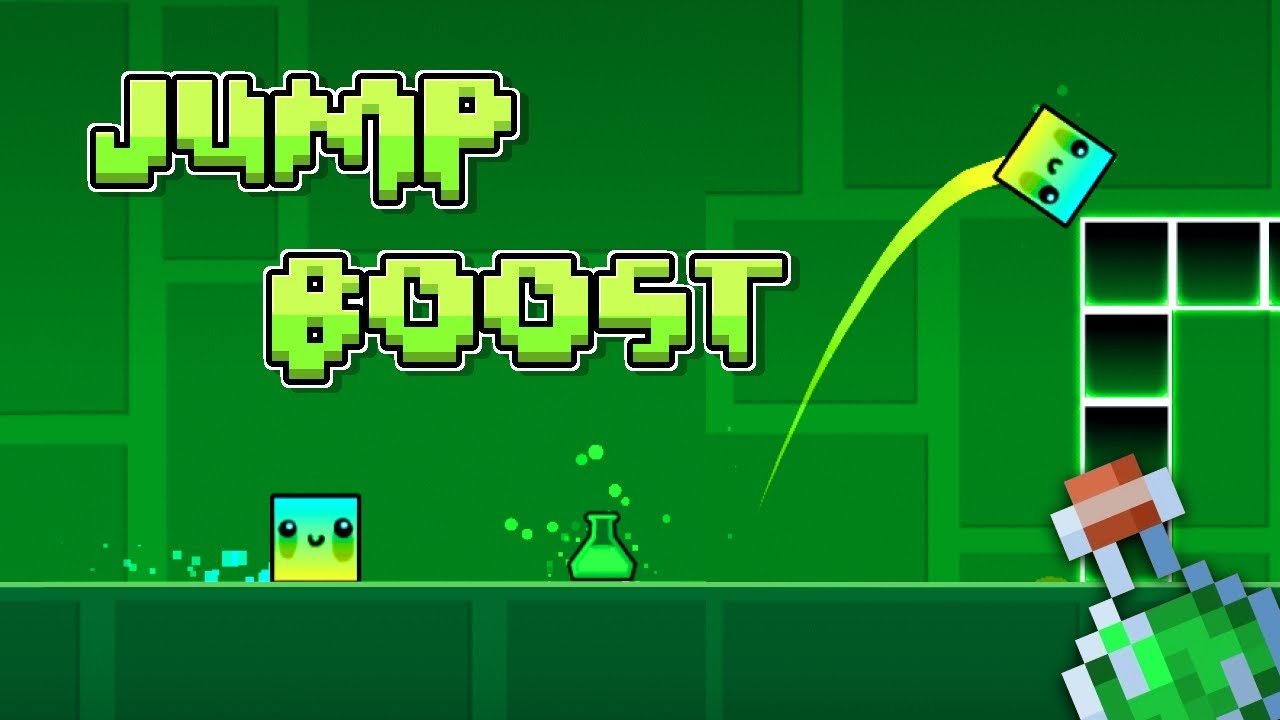 Jump Boost Potion in Geometry Dash - YouTube
