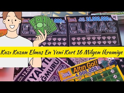 Yeni Kazı Kazan Elmas 16 Milyon Büyük İkramiye Kazancı