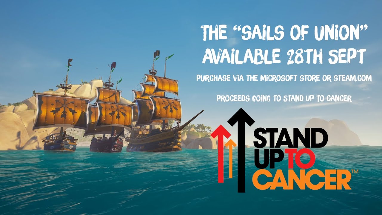 Sea of Thieves: Sails of Union supporting Stand up to Cancer - YouTube