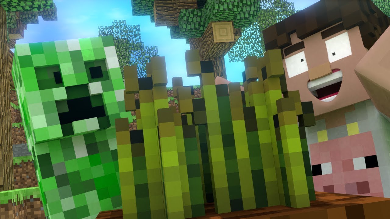 Creeper invades our FARM! | Minecraft Survival Lets Play | Ep. 19 - YouTube