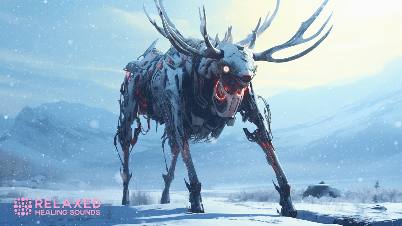 Cyborg Reindeer in a Snowstorm: 10hr Focus & Concentration Ambience ...