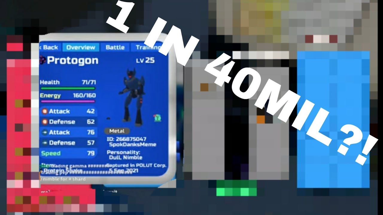 SOMEONE FOUND A GAMMA RW PROTOGON 1 IN 40MIL?! |Loomian Legacy - YouTube