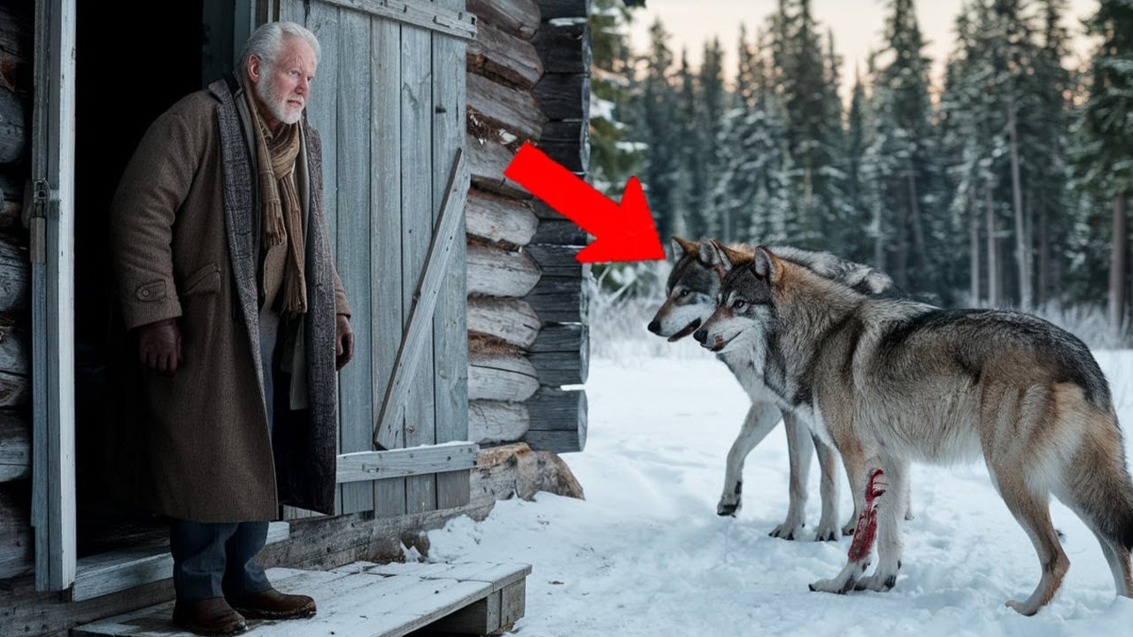 Frozen Wolves Begs Man to Enter the House He's Shocked by What Happens ...