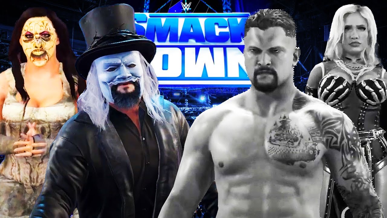 Uncle Howdy & Nikki Cross VS Karrion Kross & Scarlett - WWE 2K24 - YouTube