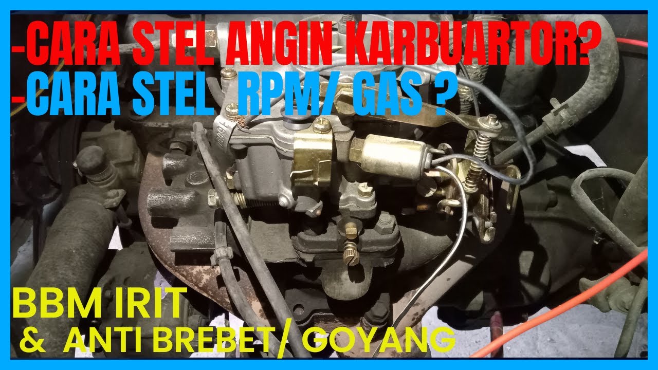 Cara Setel Angin Kijang 5k 7k supaya irit BBM - YouTube