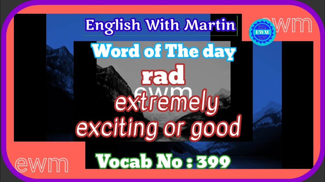 rad Tamil meaning | pronunciation & a sentence | vocabulary | English ...