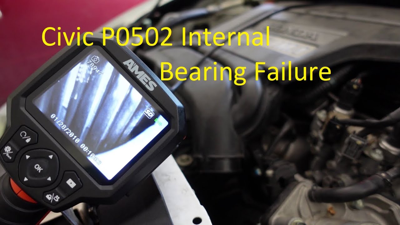 2013 Civic CVT P0502 Bearing Failure - YouTube