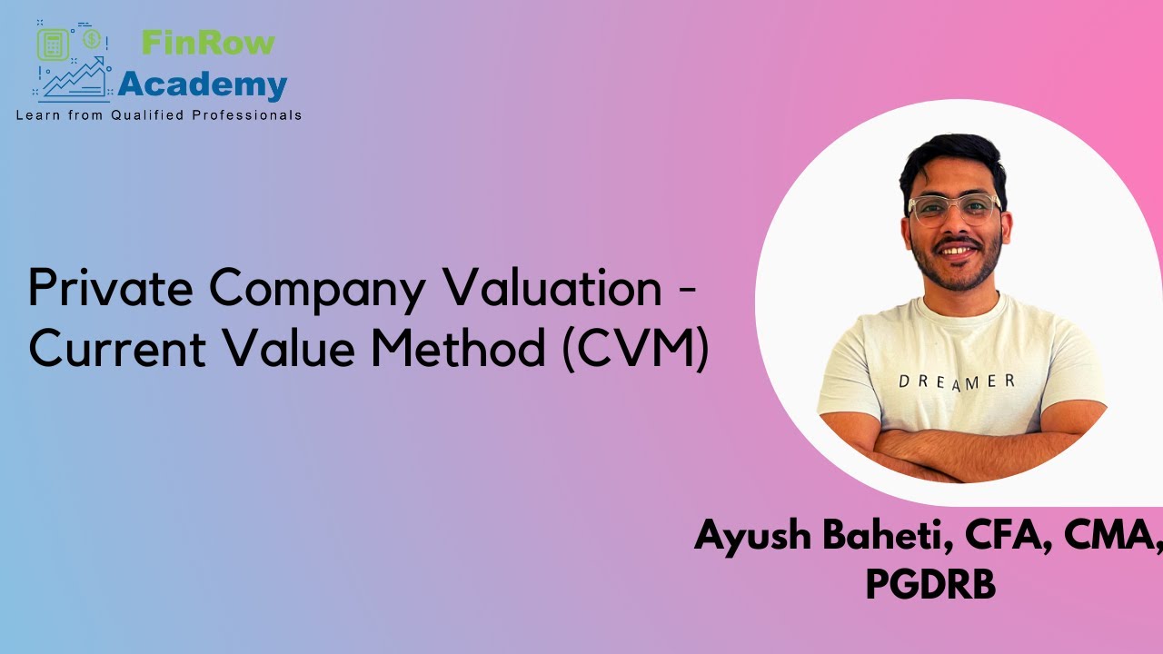 Private Company Valuation - Current Value Method (CVM) - YouTube