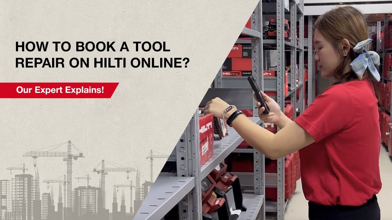 How to Book a Tool Repair on Hilti Online? Our Expert Explains! - YouTube