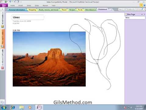 Microsoft OneNote 2010 Sneak Peek - YouTube