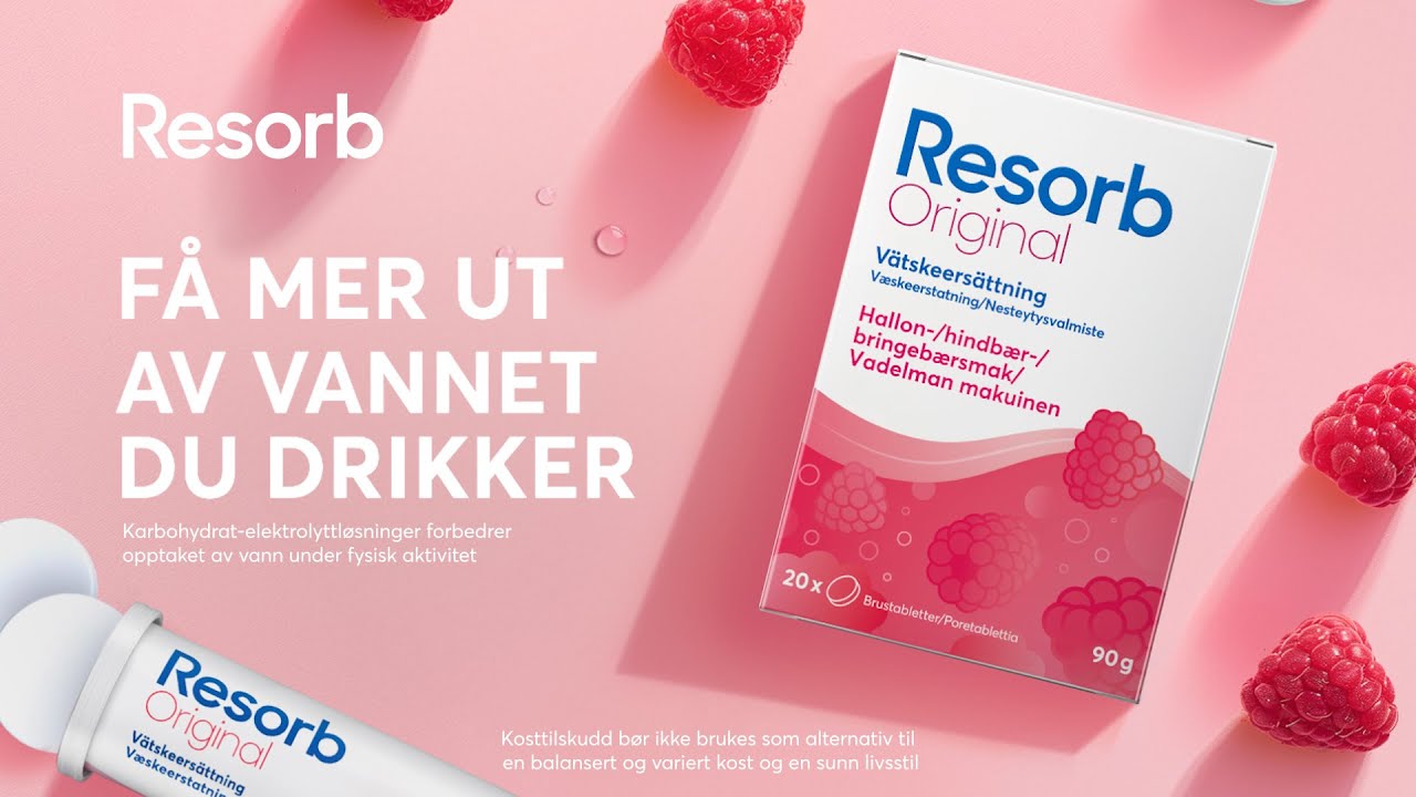 Resorb Original Bringebær - En aktiv sommer 15 s - YouTube