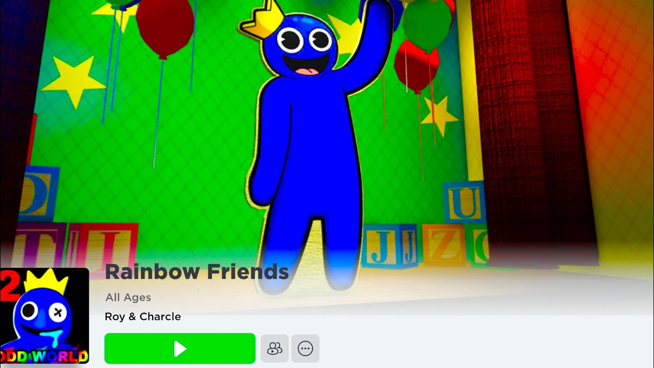 Play rainbow friends for the first Time #RainbowFriends #Roblox - YouTube