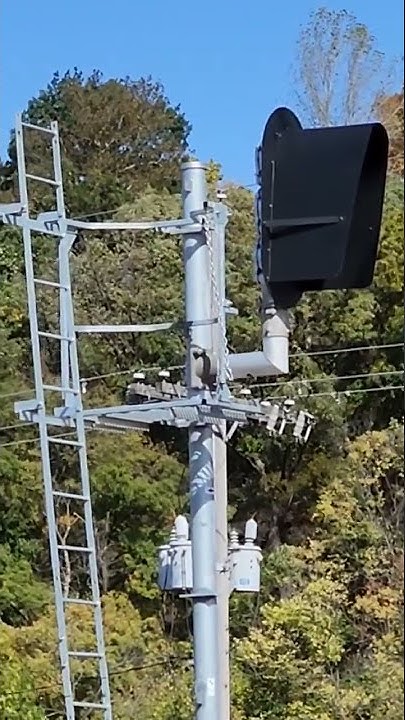 HIGH 30MPH+ WINDS BLOWING VADER TRAIN SIGNALS! #shorts - YouTube