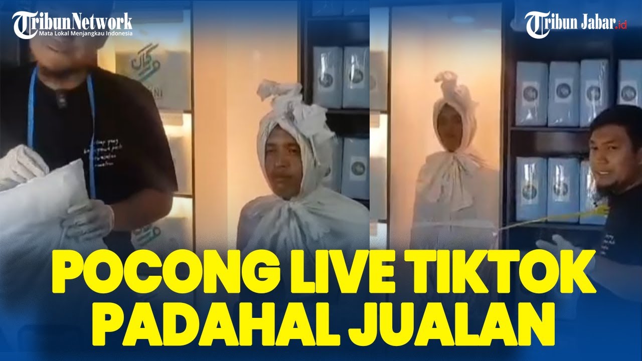 VIRAL! KISAH DI BALIK POCONG LIVE TIKTOK! Ekspresi si Pocong Bikin Geli ...