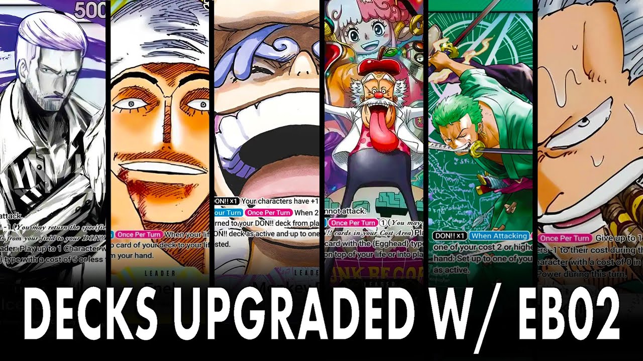 EB02 Deck Upgrades & Match Commentary || One Piece Trading Card Game ...